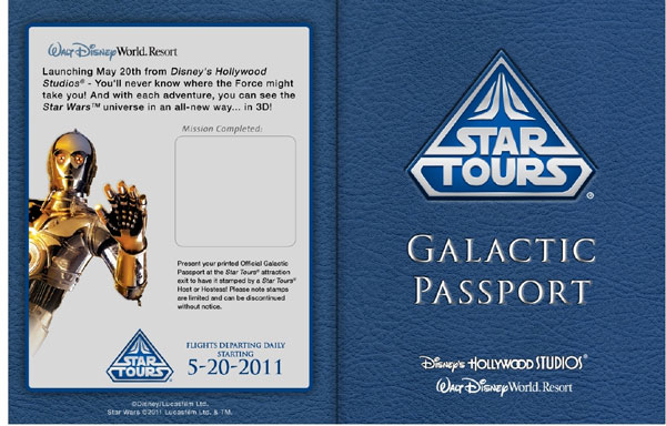 Disney makes Star Tours Galactic Passports available - Disney News