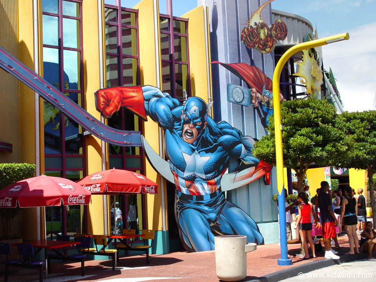 Islands of Adventure Photos - 27-Captain America Diner