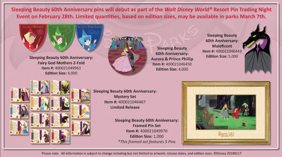 Walt Disney World Pin Release For February 2019