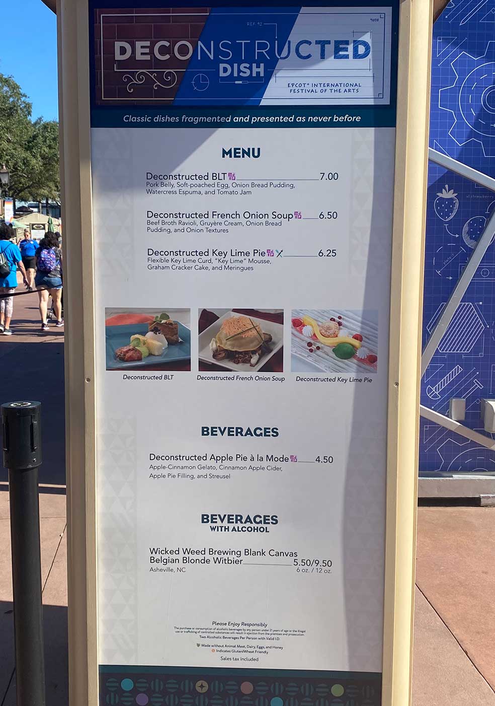 Full Menus with Prices Emerge Before the Start of EPCOT International ...