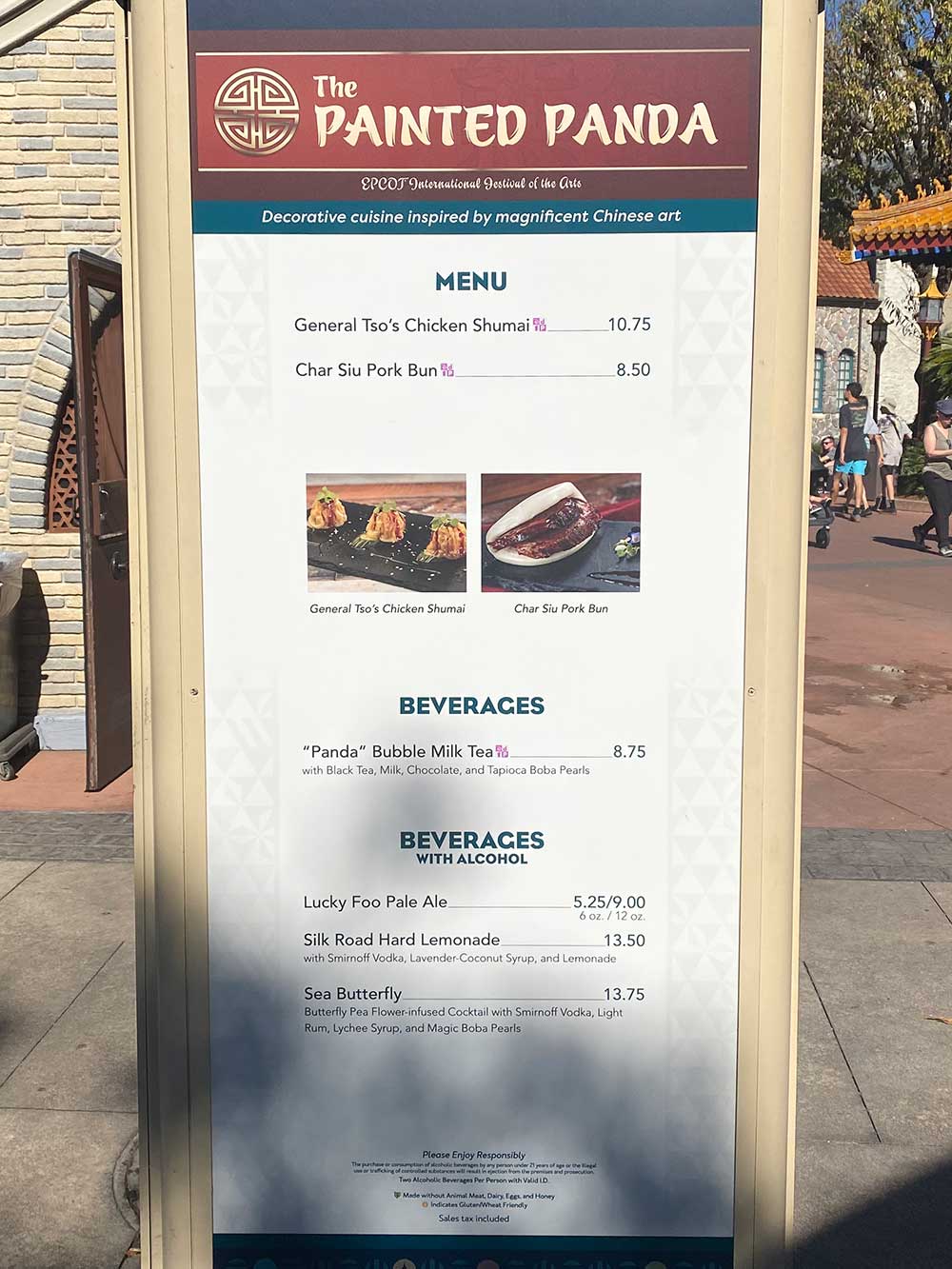 Full Menus with Prices Emerge Before the Start of EPCOT International ...