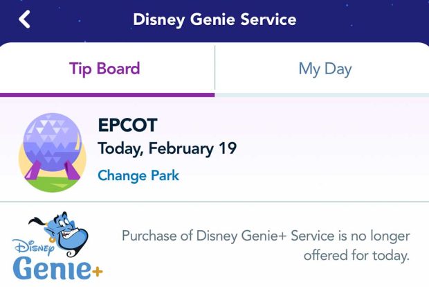 For the First Time Since Its Launch, Disney Genie Plus Sells Out Sunday