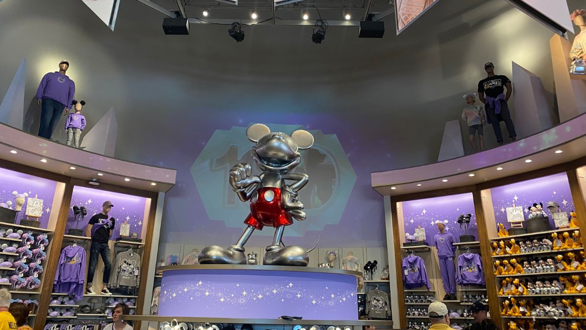 PHOTOS: Huge Display for Disney 100 Inside World of Disney