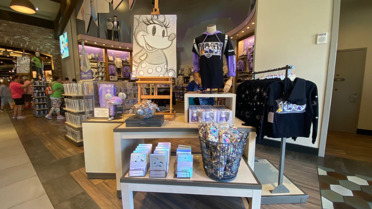 PHOTOS: Huge Display for Disney 100 Inside World of Disney