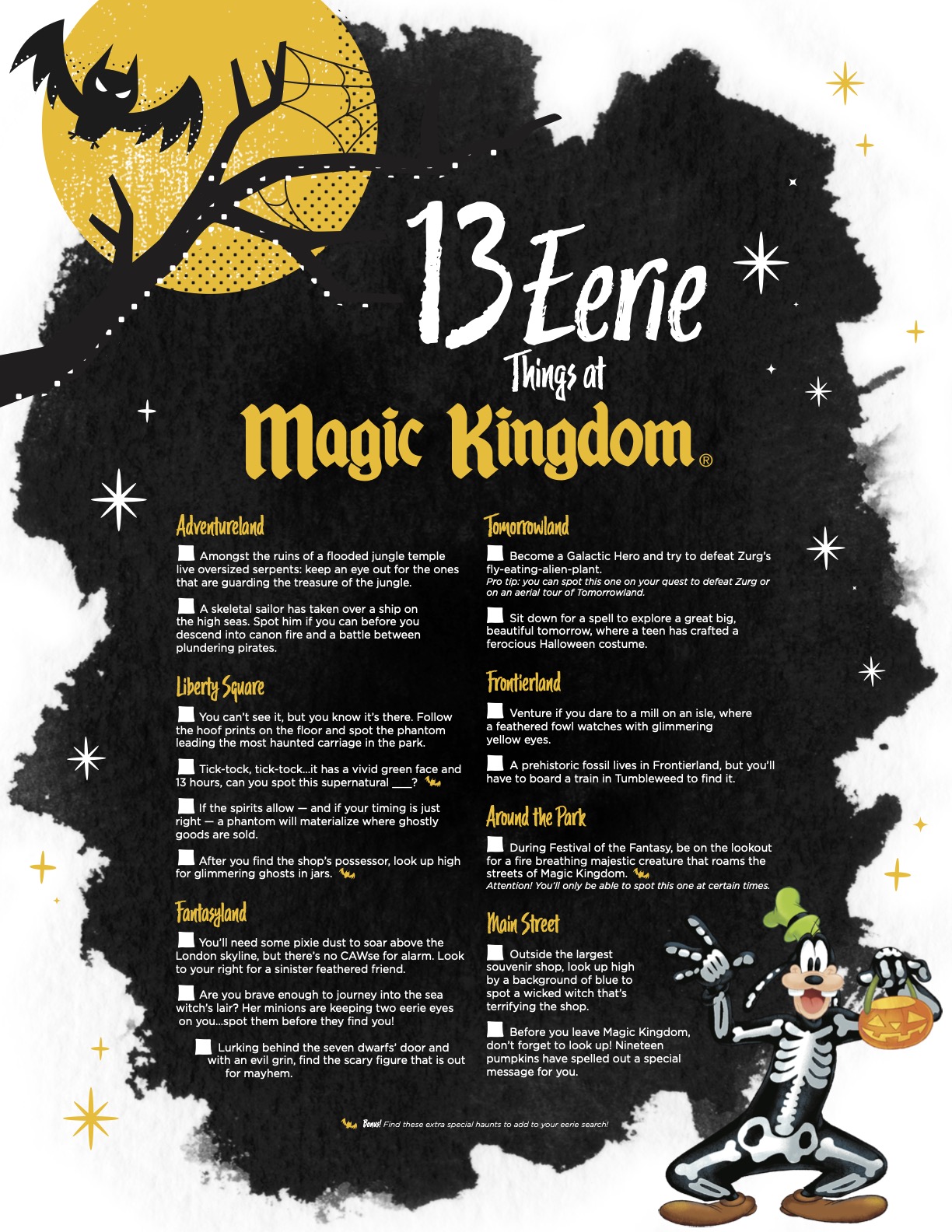 Try This Spooky Scavenger Hunt in Disney’s Magic Kingdom!