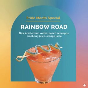 Gorgeous New City Works PRIDE Cocktail ‘Rainbow Road’