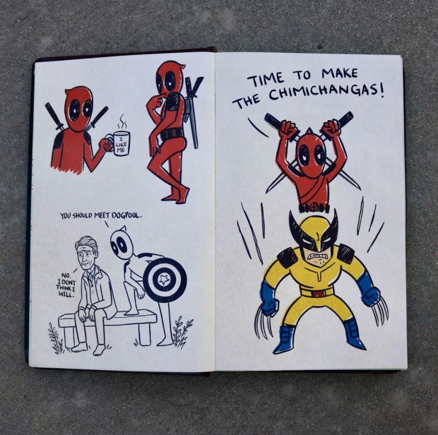 Amazing Details at Deadpool Meet-and-Greet Stage in Avengers Campus