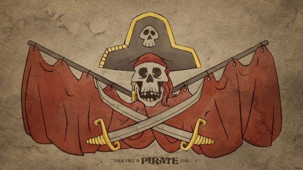 ICYMI: Your New Digital Wallpaper For Talk Like A Pirate Day | The DIS