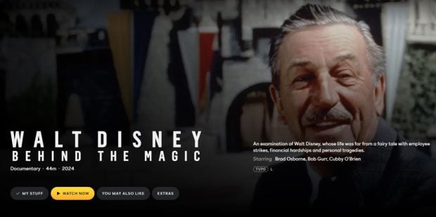 New Documentary ‘Walt Disney: Behind the Magic’ featuring Michael ...