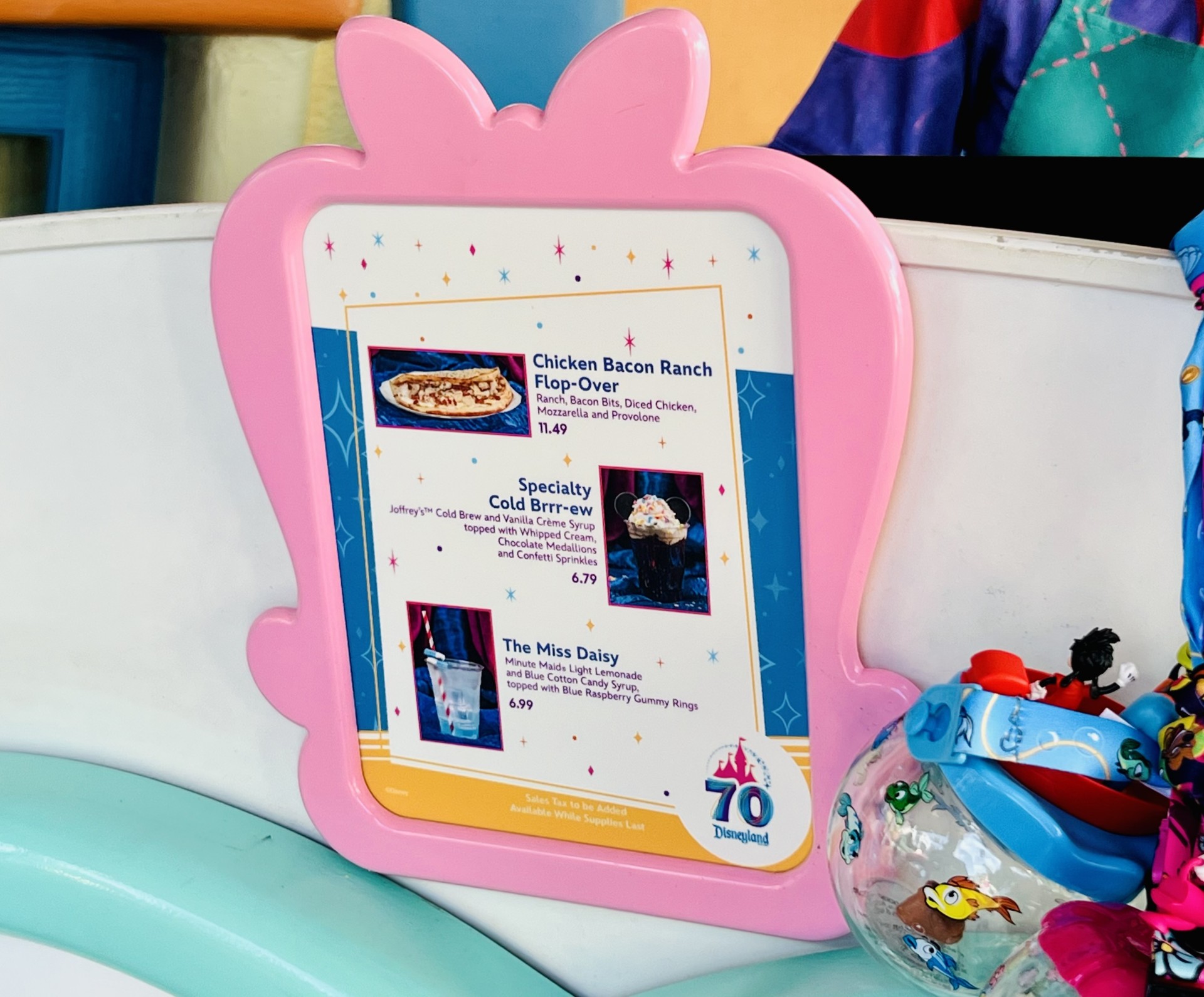 Disneyland 70th Special Menu Sampling and New Novelty Souvenirs | The DIS