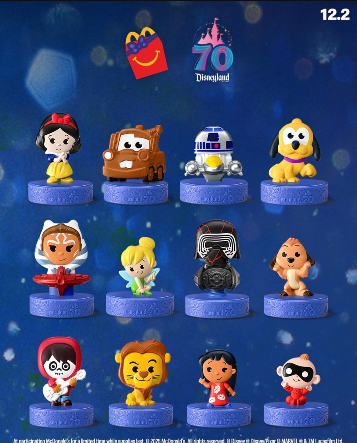 70 New Disneyland 70th Toys Coming to McDonald’s | The DIS