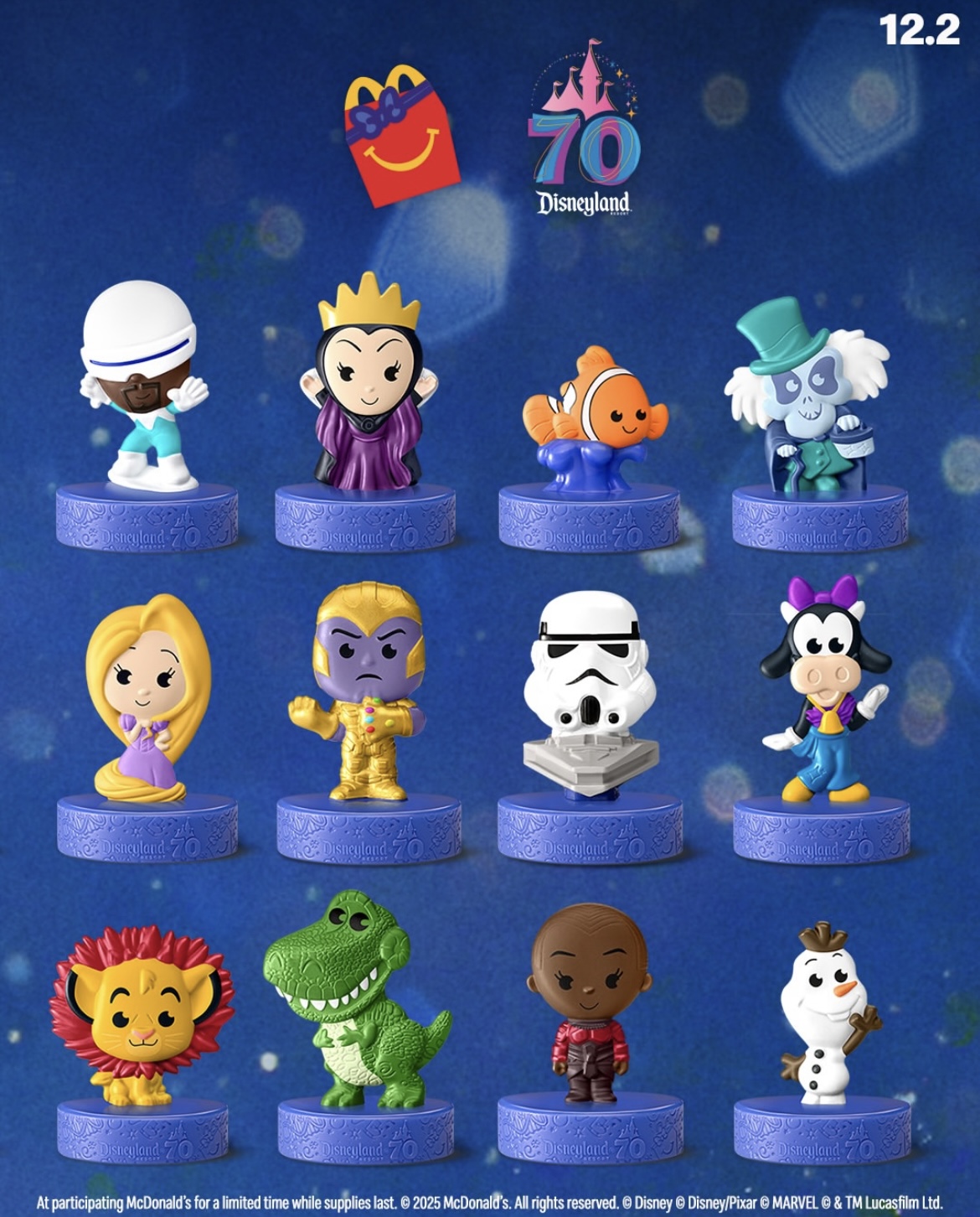 70 New Disneyland 70th Toys Coming to McDonald’s