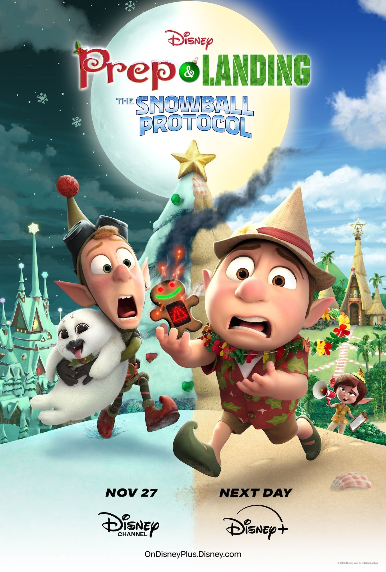 Disney+ Releases NEW Trailer for ‘Prep & Landing: The Snowball Protocol’
