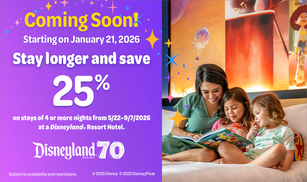 Disneyland Teases NEW 2026 Summer Offers For Its 70th Anniversary ...