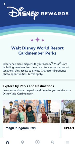 Disney Visa Perks Portal Now in My Disney Experience App