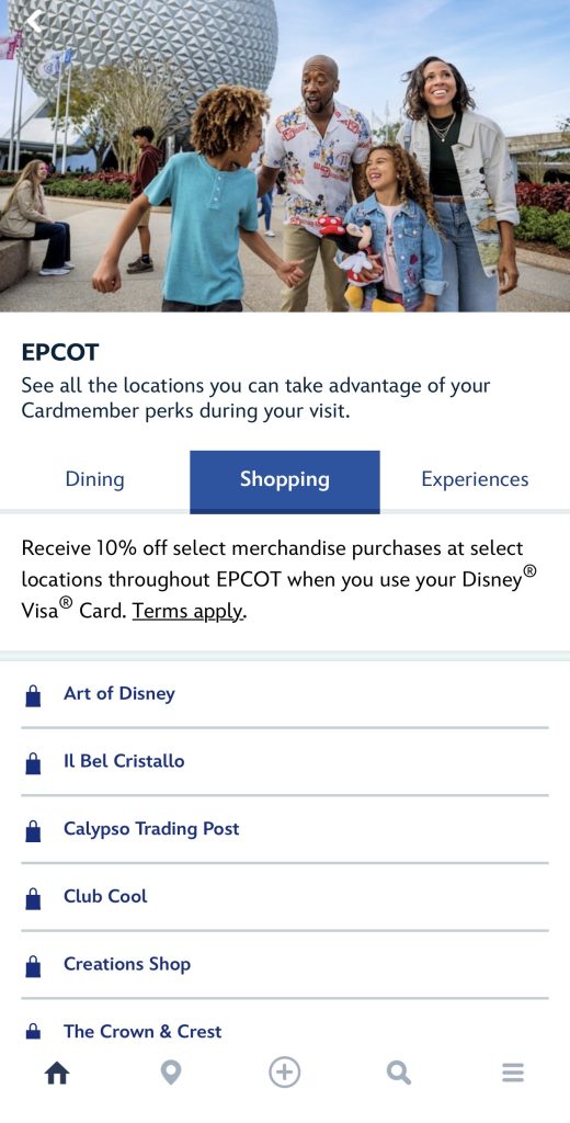 Disney Visa Perks Portal Now in My Disney Experience App | The DIS