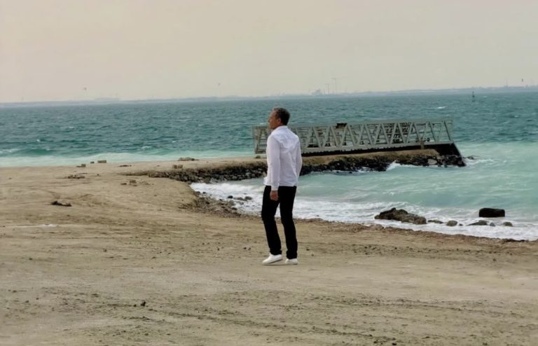 Bob Iger Walks Future Disney Site in Abu Dhabi
