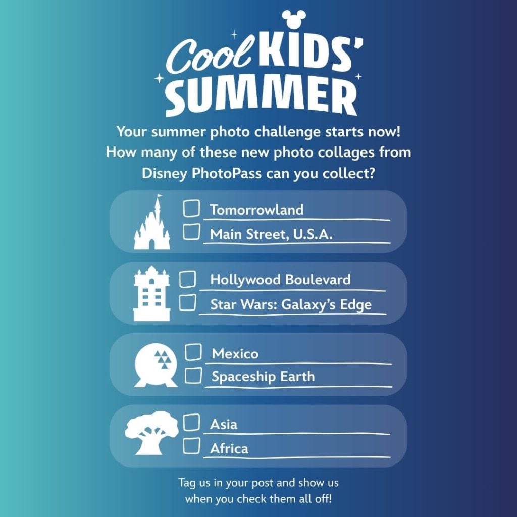 New Photo Collages For Your Cool Kids' Summer at Disney